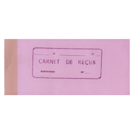 Carnet de reçu